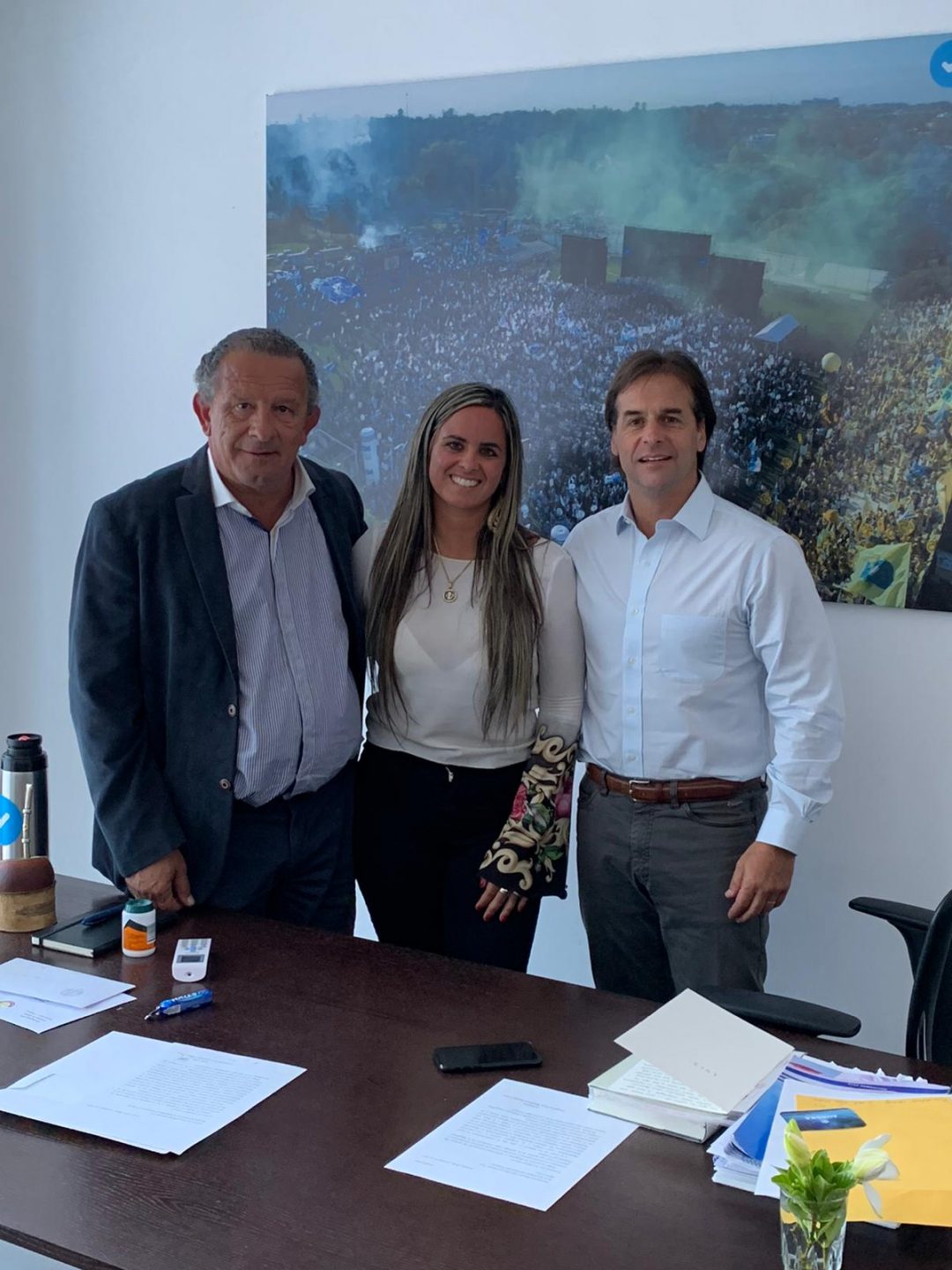 INTENDENTE PABLO CARAM Y DIPUTADA VALENTINA DOS SANTOS SE REUNIERON CON ...